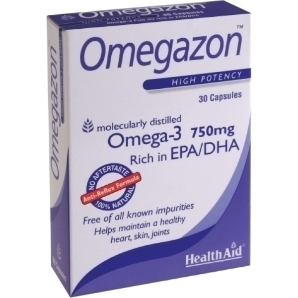 HEALTH AID OMEGAZON 750MG 30CAPS -BLISTER